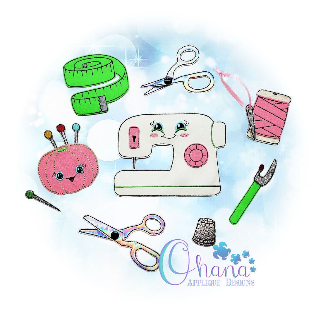 Sewing Play Set in the Hoop Machine Embroidery Design - Etsy