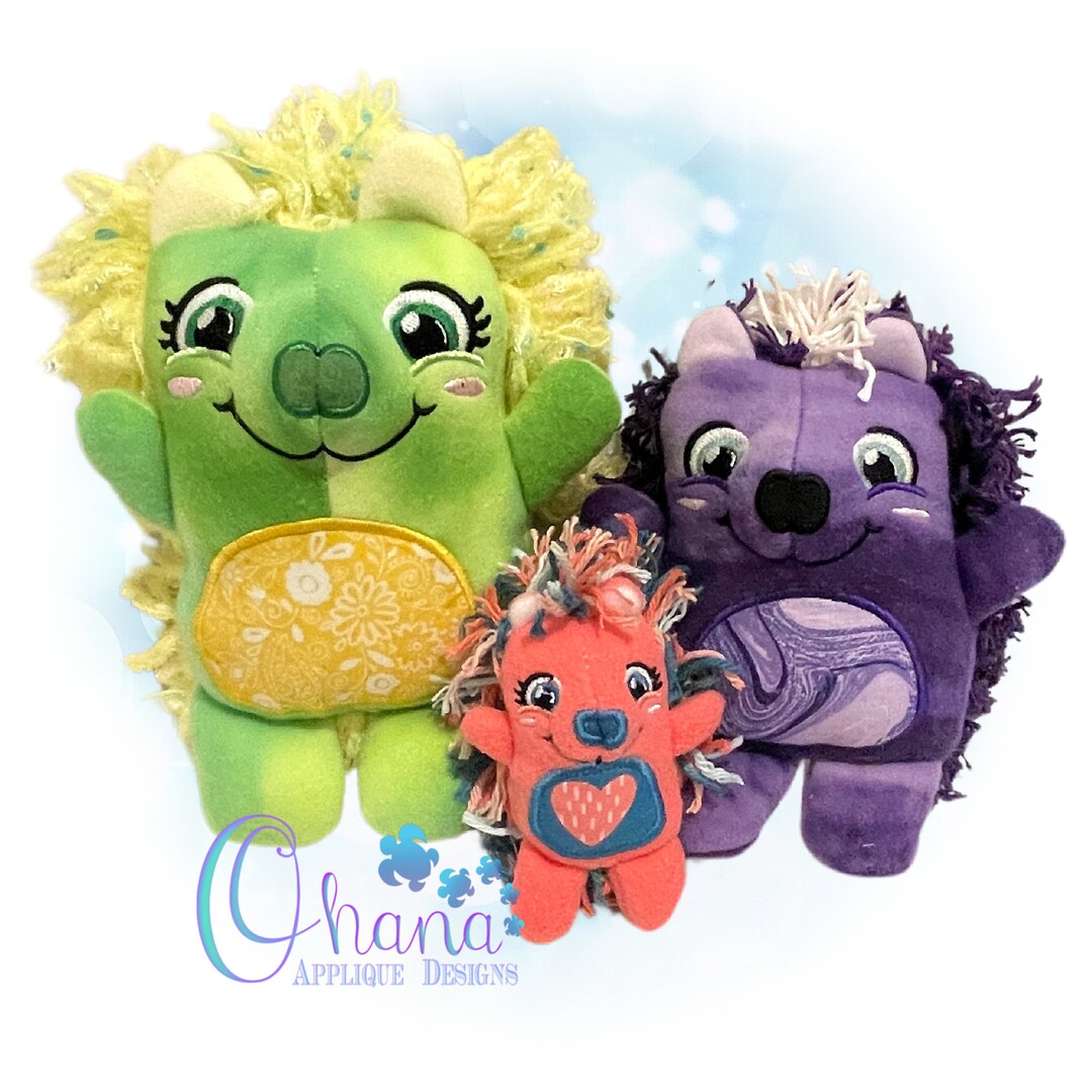 Porcupine Stuffie in the Hoop Machine Embroidery Design - Etsy