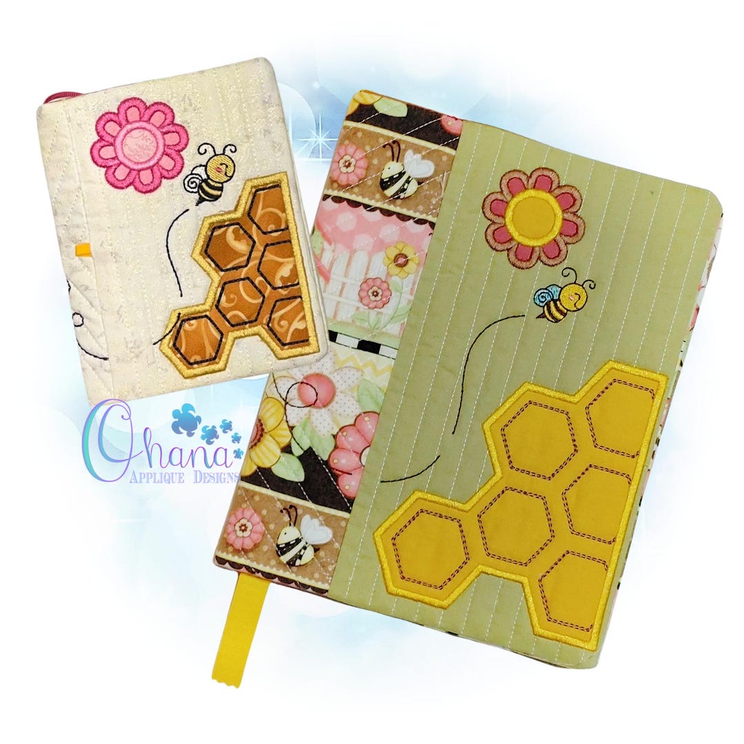 Honeycomb Note Book Cover in the Hoop Machine Embroidery Design - Etsy