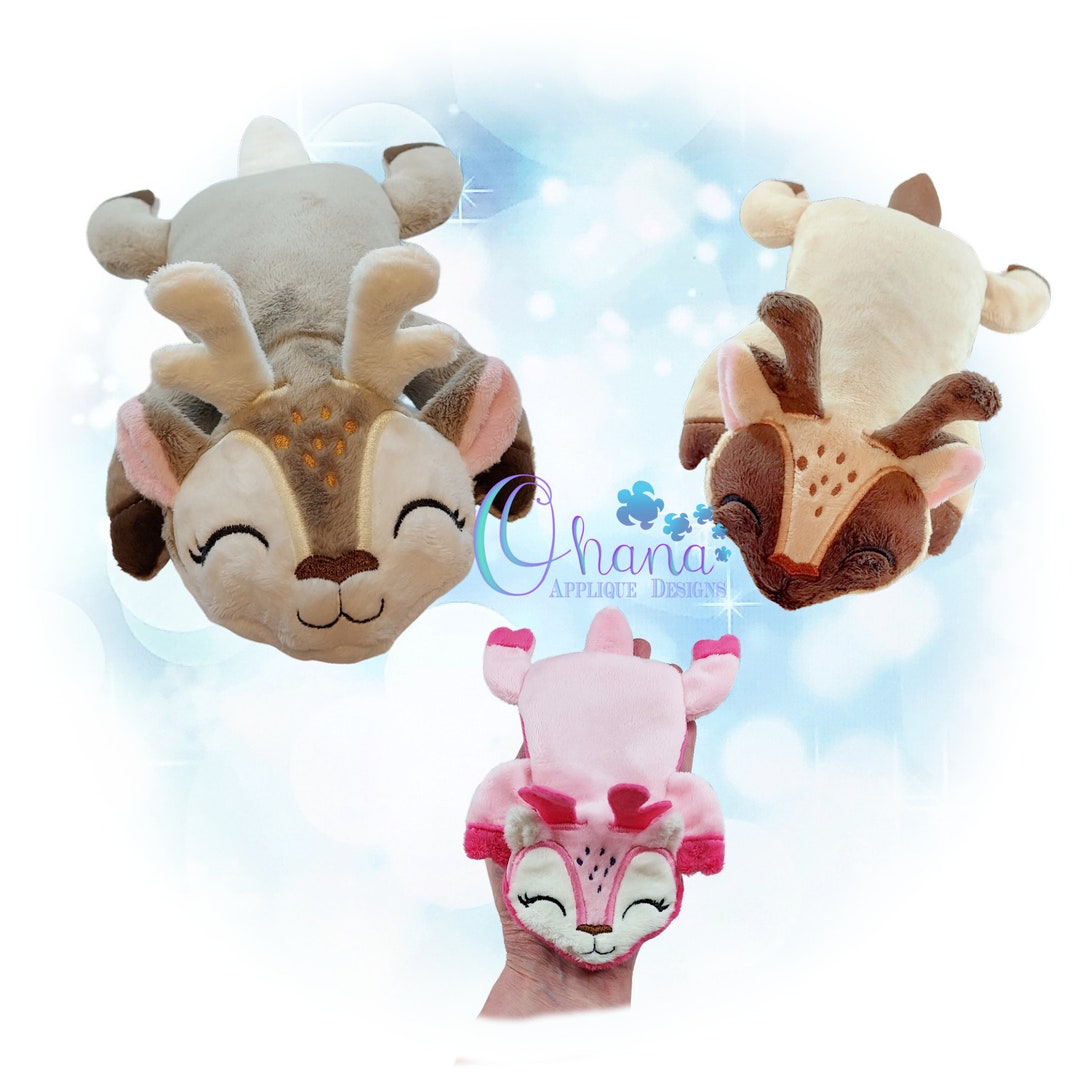 Floppy Fawn Stuffie in the Hoop Machine Embroidery Design - Etsy