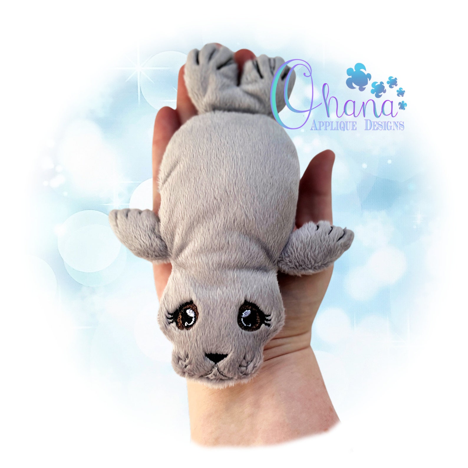 Floppy Seal Stuffie in the Hoop Machine Embroidery Design - Etsy