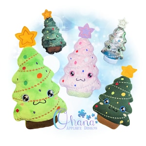 Christmas Tree Stuffie in the Hoop Embroidery Machine Design - Etsy