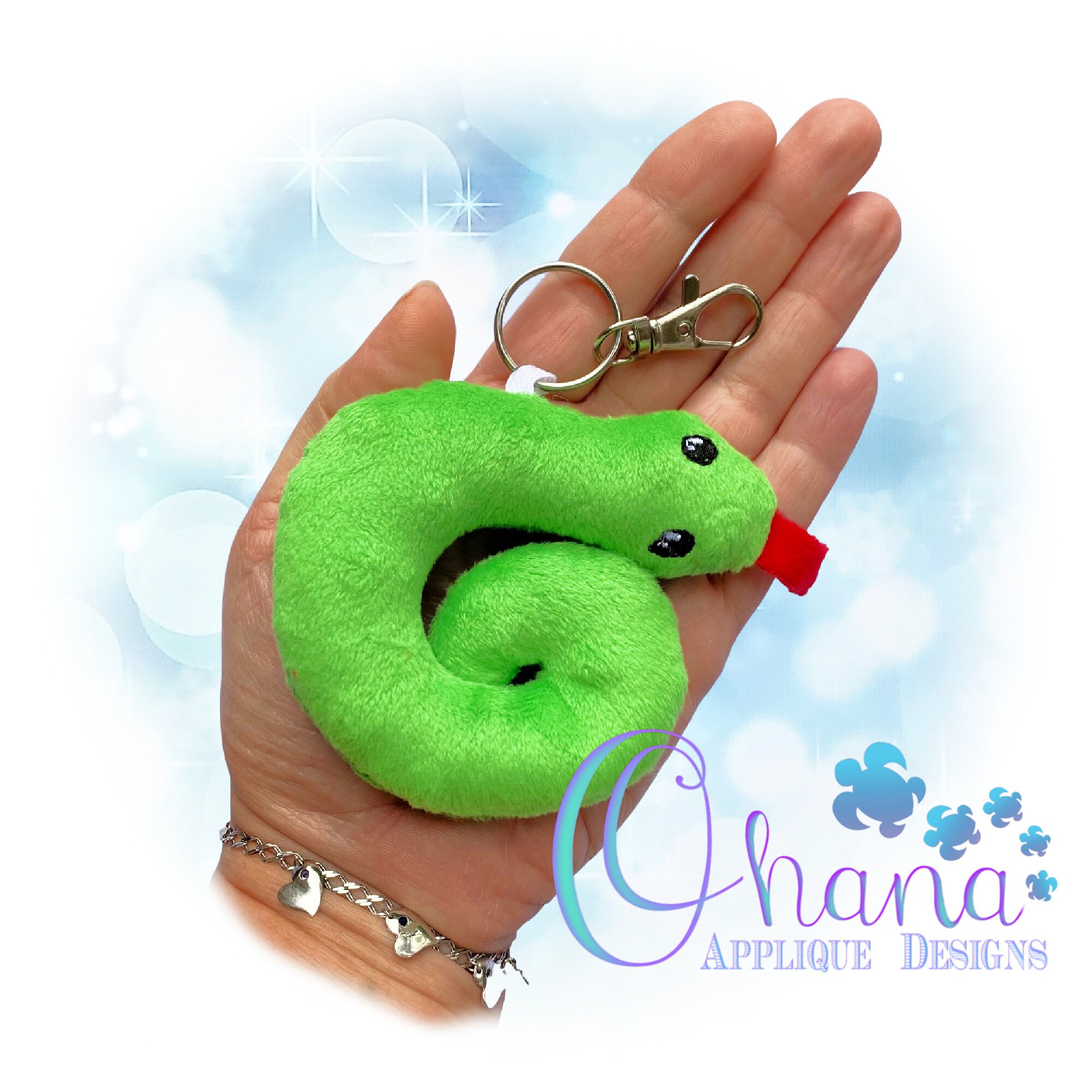 Snake Stuffie in the Hoop Embroidery Machine Design | Etsy