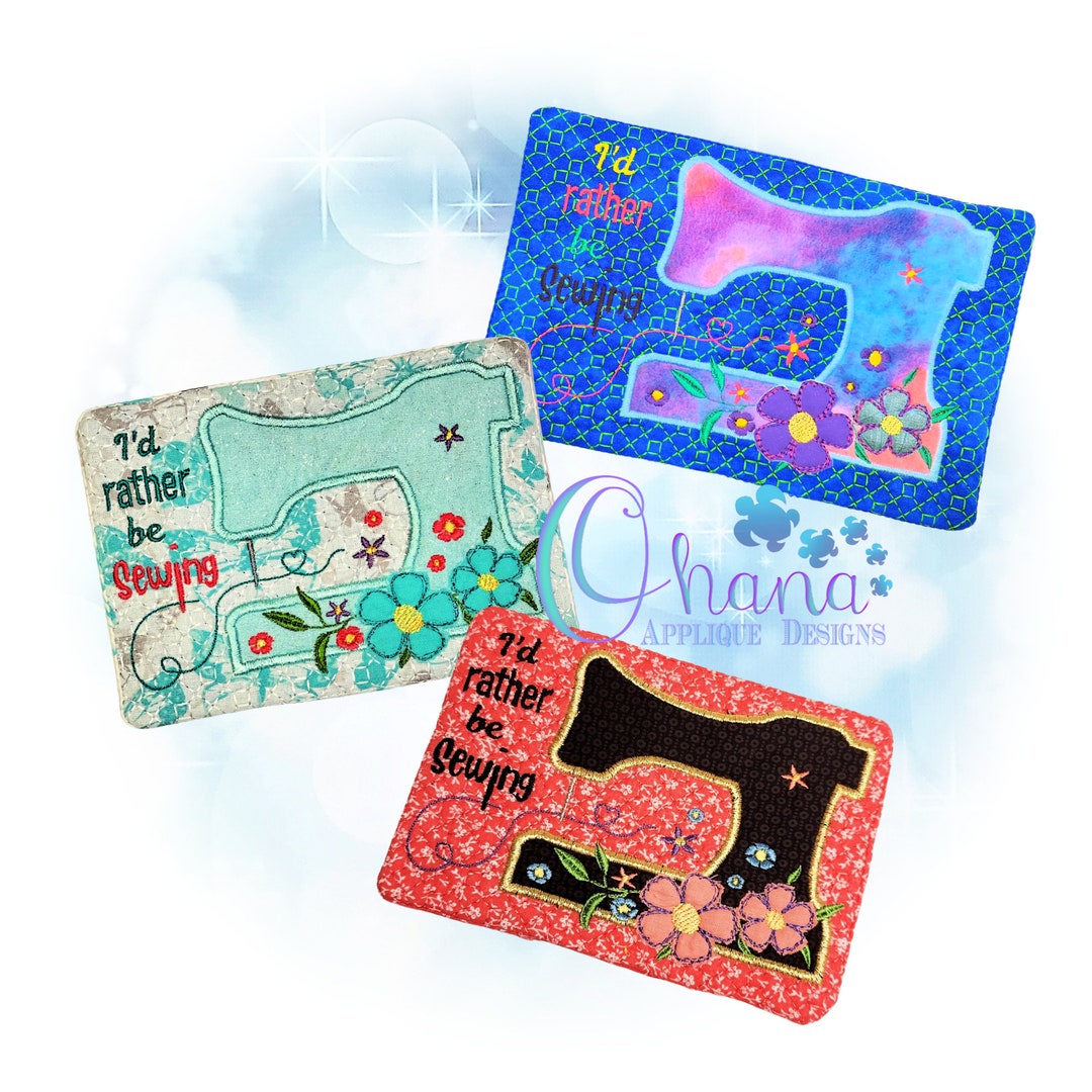 Sewing Mug Rug in the Hoop Machine Embroidery Design - Etsy