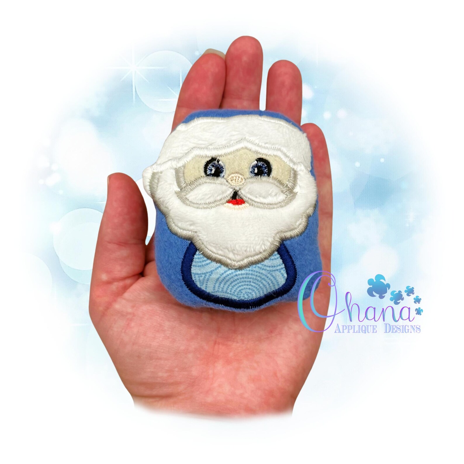 Santa Claus Egglet Stuffie in the Hoop Embroidery Machine Design - Etsy