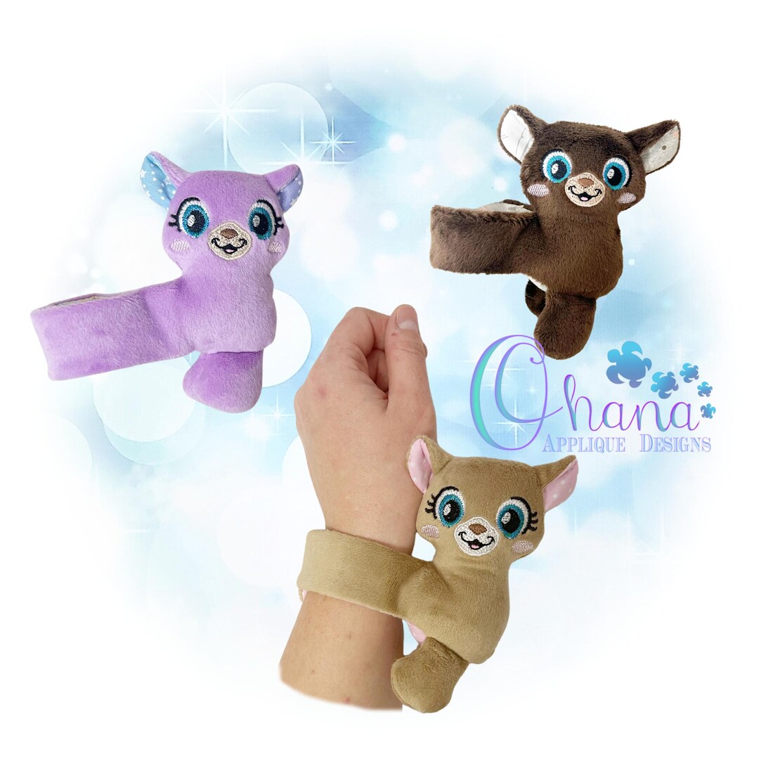 Bear Slap Bracelet Buddy in the Hoop Machine Embroidery Design - Etsy