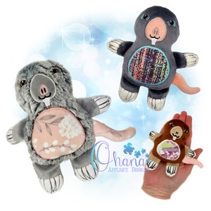 Mole Stuffie in the Hoop Embroidery Machine Design - Etsy