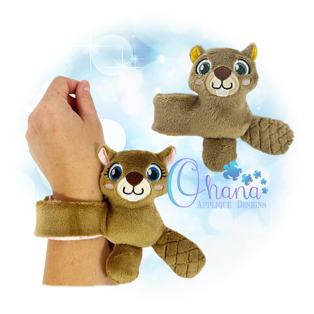 Beaver Slap Bracelet Buddy in the Hoop Machine Embroidery Design - Etsy