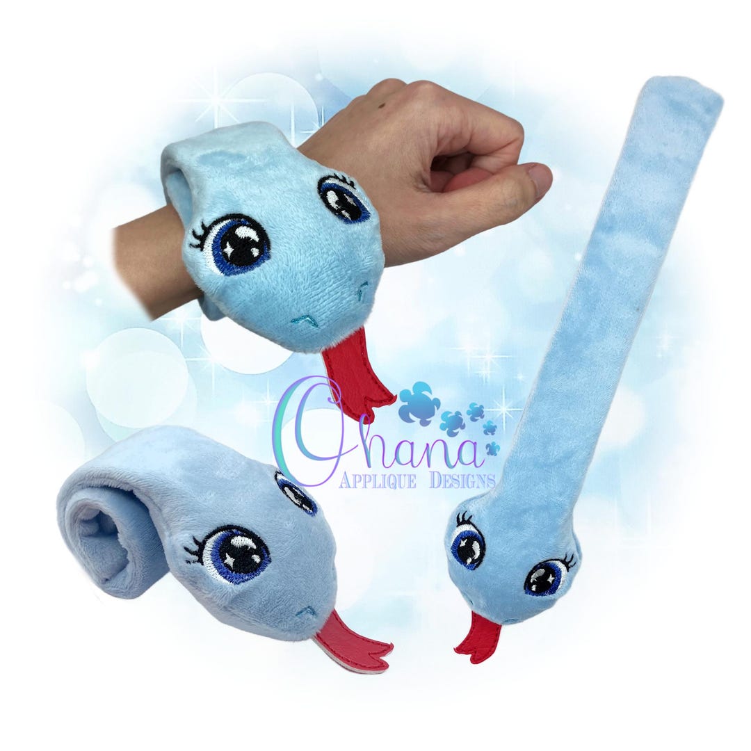 Flat Snake Slap Bracelet Buddy in the Hoop Machine Embroidery Design - Etsy