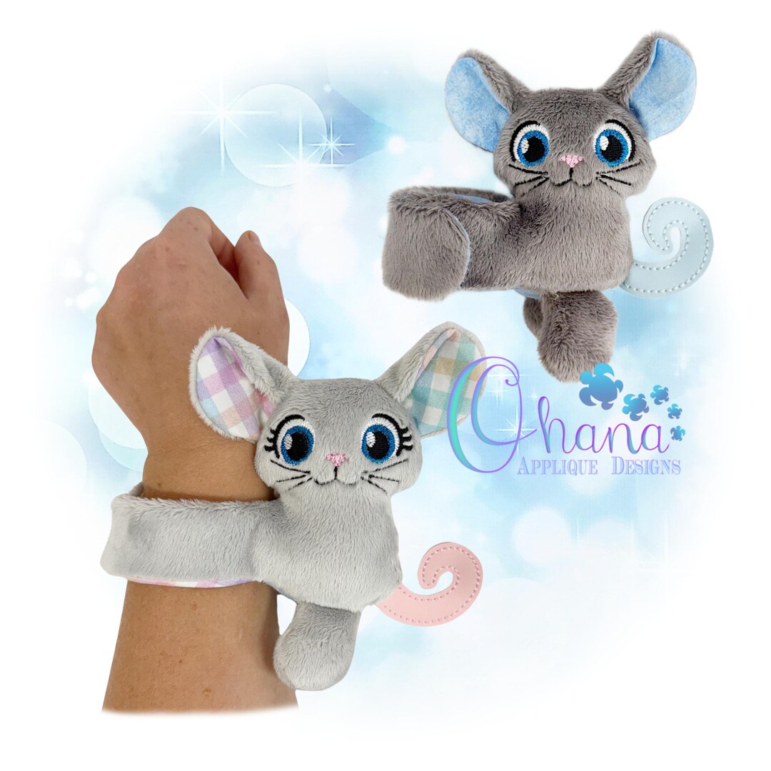 Mouse Slap Bracelet Buddy in the Hoop Machine Embroidery Design - Etsy