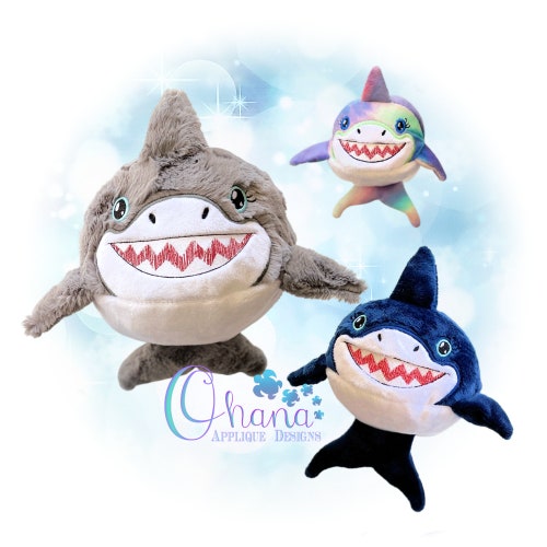 Sledge Hammerhead Shark Stuffie in the Hoop Machine Embroidery - Etsy