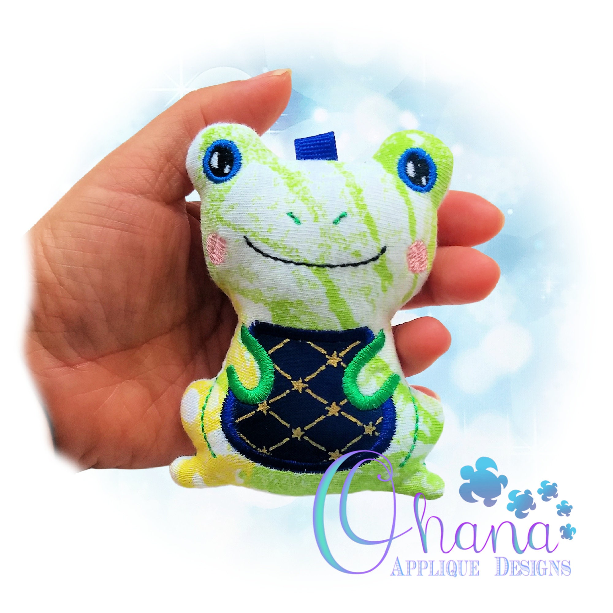 Hoppy Frog Stuffie in the Hoop Machine Embroidery Design - Etsy