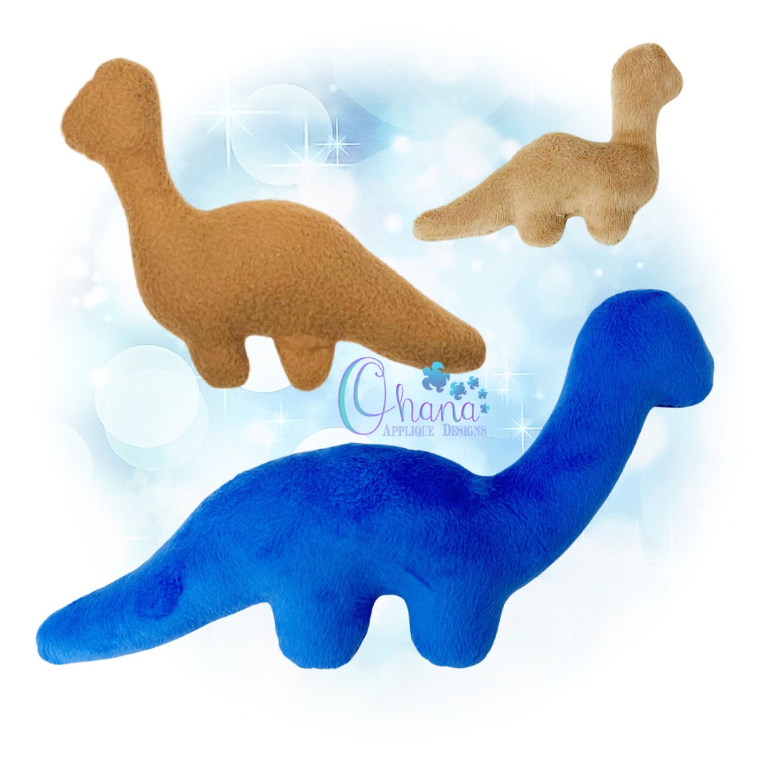 Long Neck Dino Nuggets in the Hoop Machine Embroidery Design - Etsy