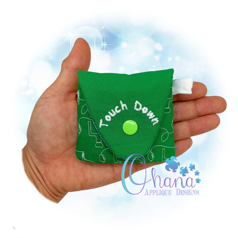 Football Coin Purse Play Set in the Hoop Machine Embroidery Design - Etsy