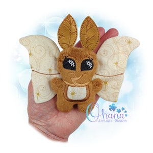 Mothman Stuffie in the Hoop Machine Embroidery Design - Etsy