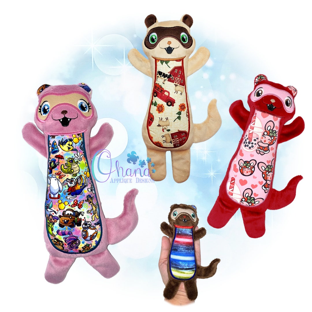 Ferret Stuffie in the Hoop Embroidery Machine Design - Etsy