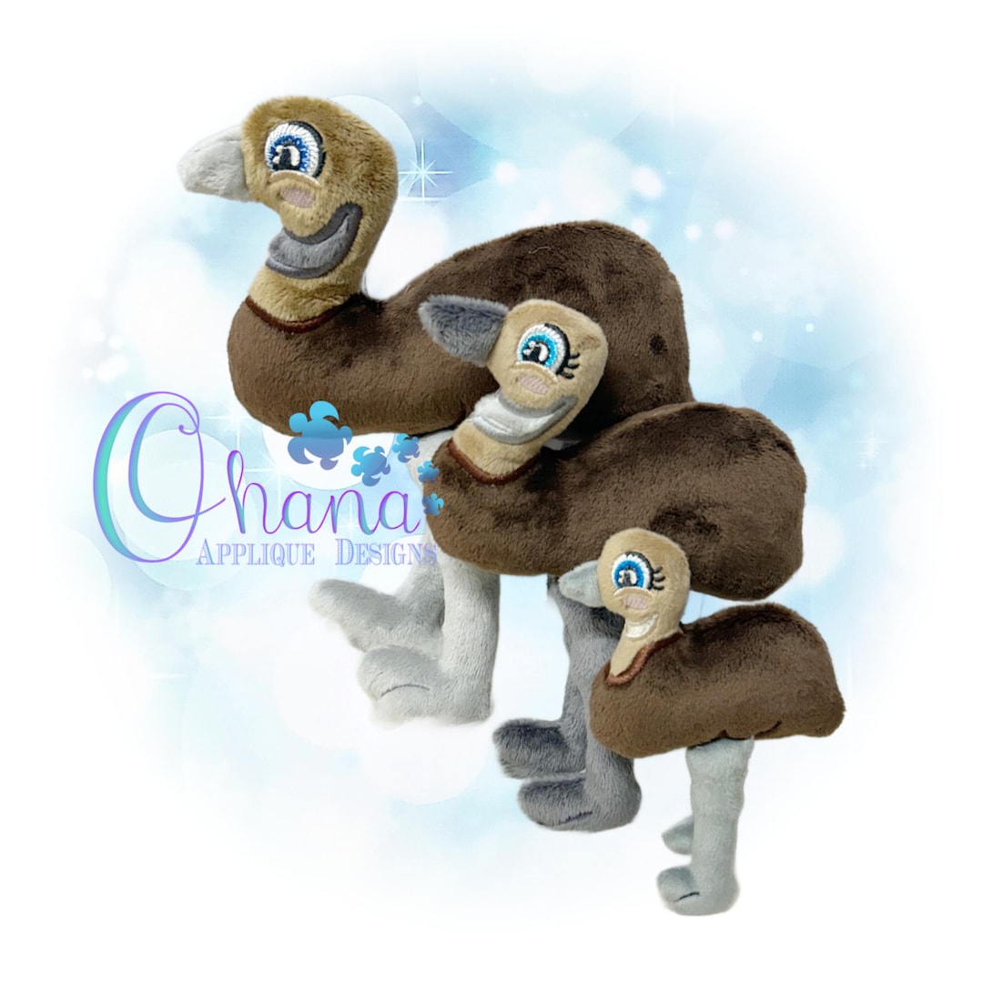 3D Emu Stuffie in the Hoop Machine Embroidery Design - Etsy