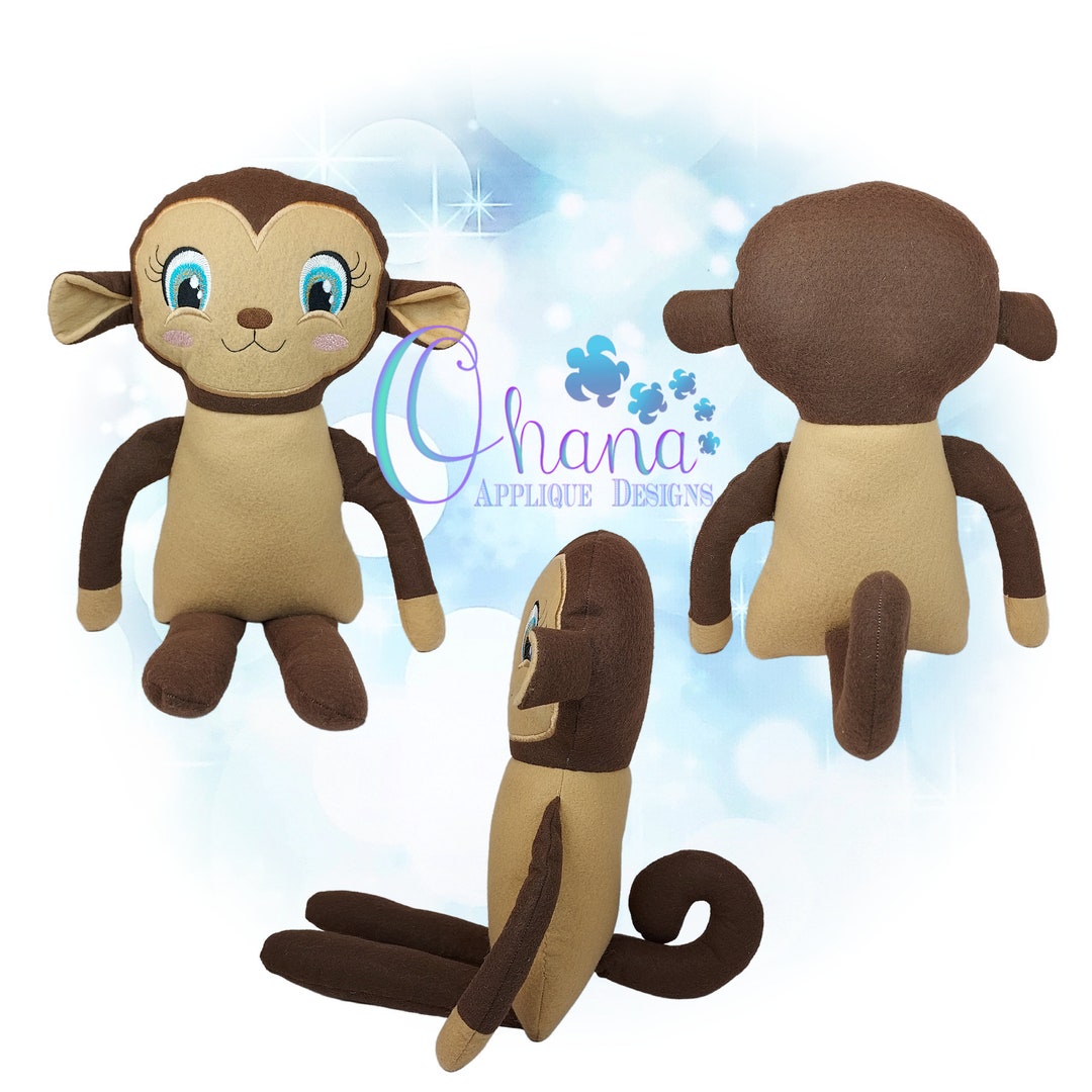 Precious Stitches Monkey Sewing Pattern Design - Etsy