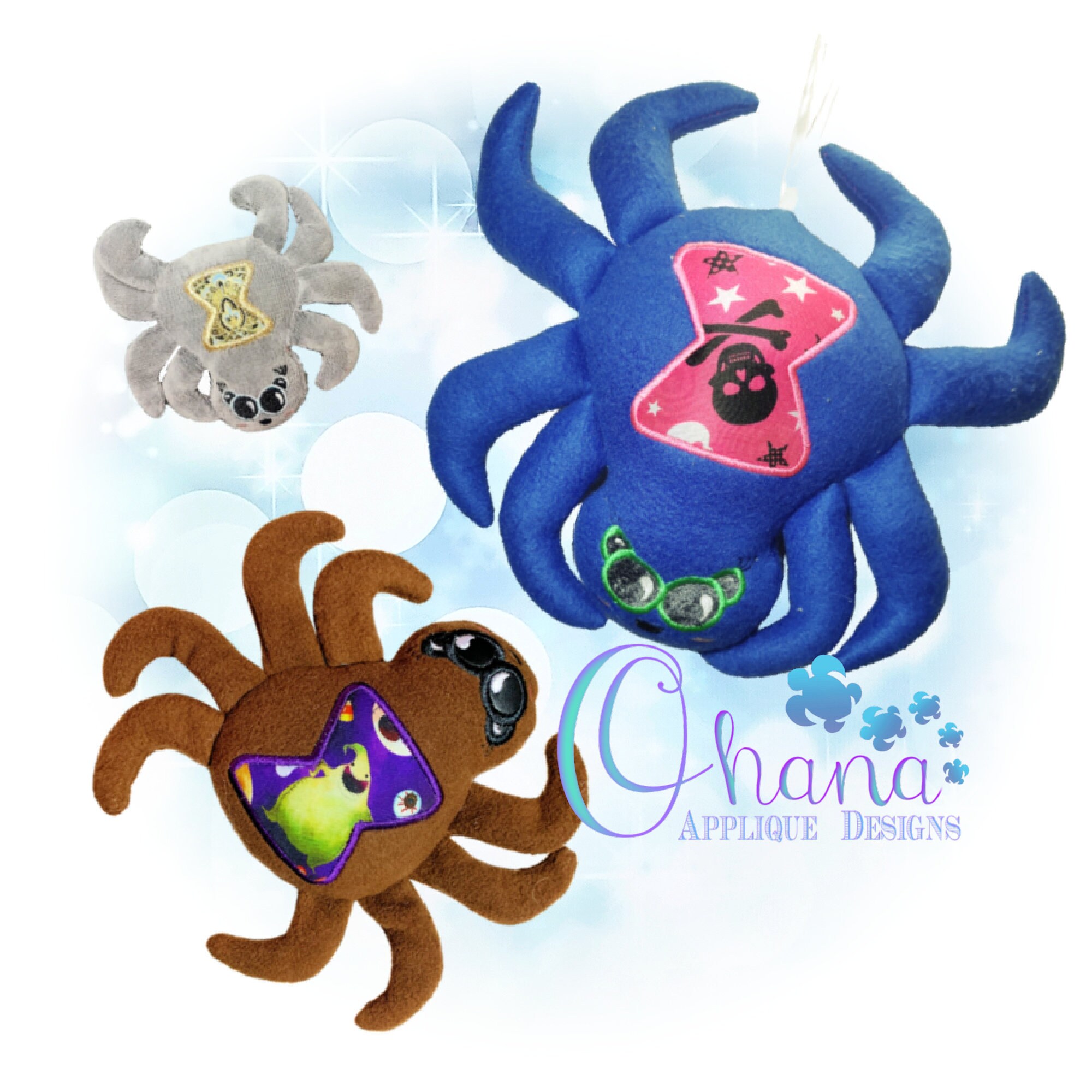 Webster Spider Stuffie in the Hoop Machine Embroidery Design - Etsy