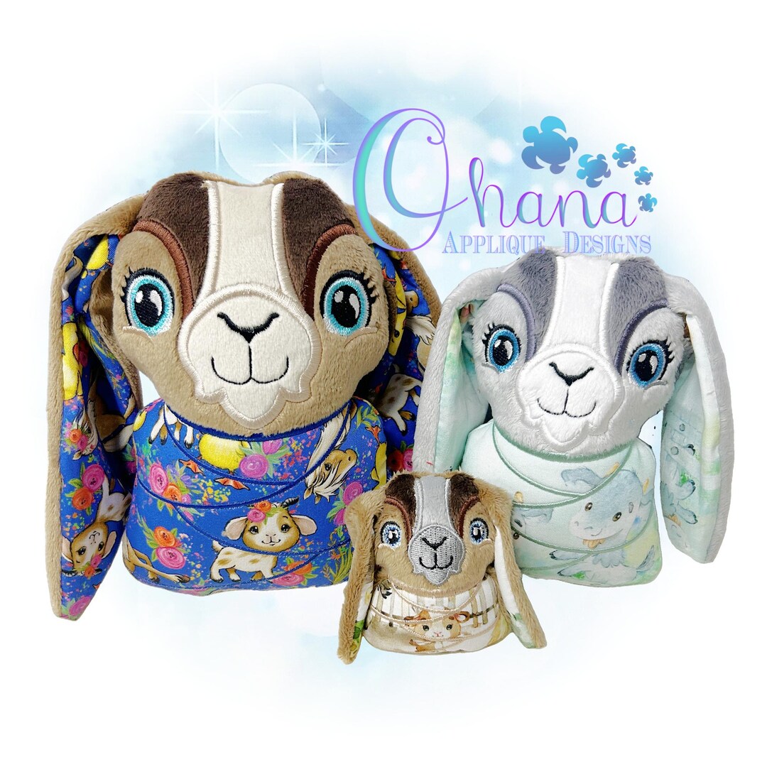 Swaddle Baby Goat Stuffie in the Hoop Embroidery Machine Design - Etsy
