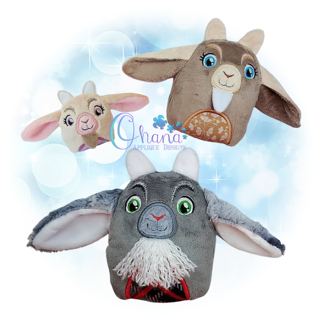 Goat Eggie Stuffie in the Hoop Embroidery Machine Design - Etsy