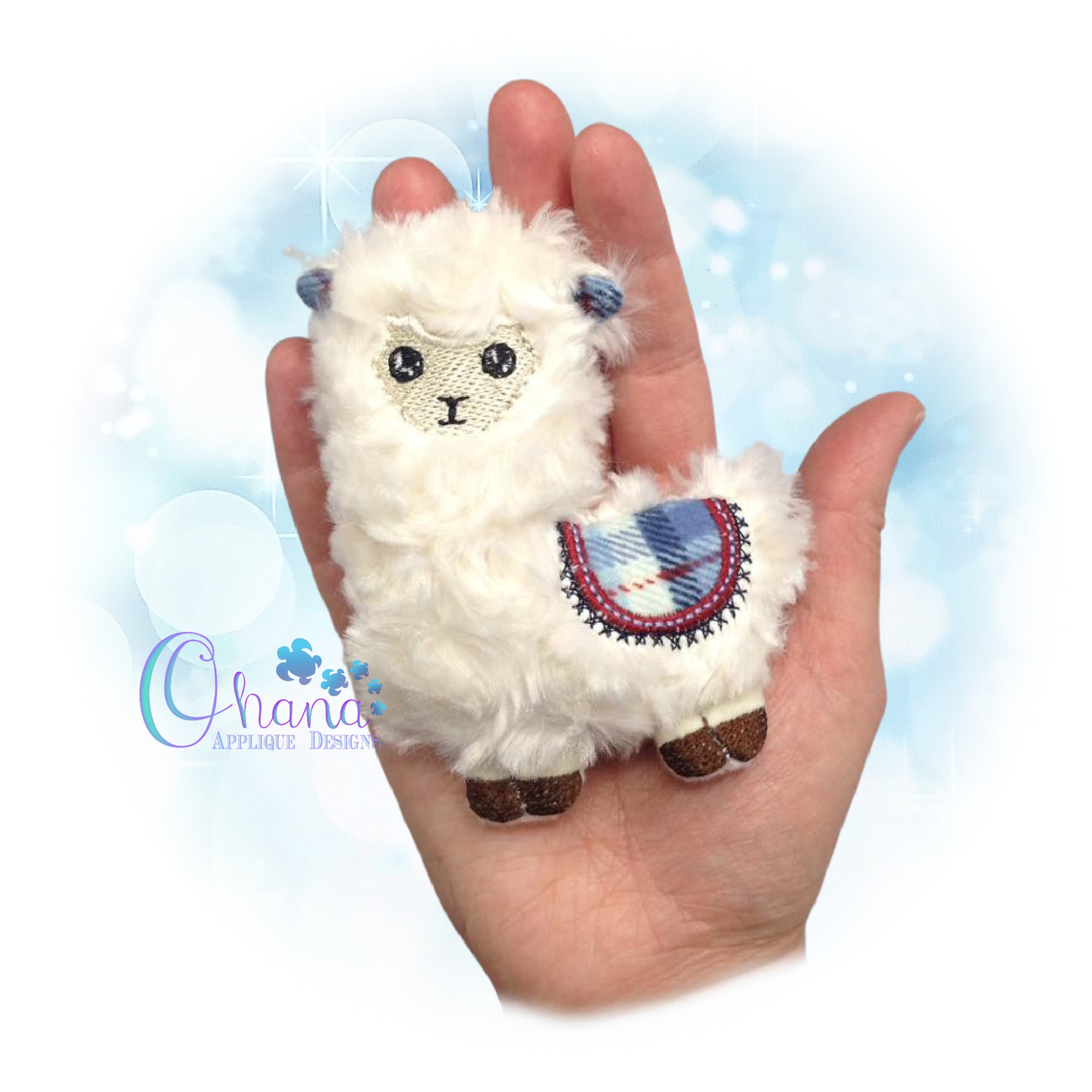 Llama Stuffie in the Hoop Embroidery Machine Design - Etsy