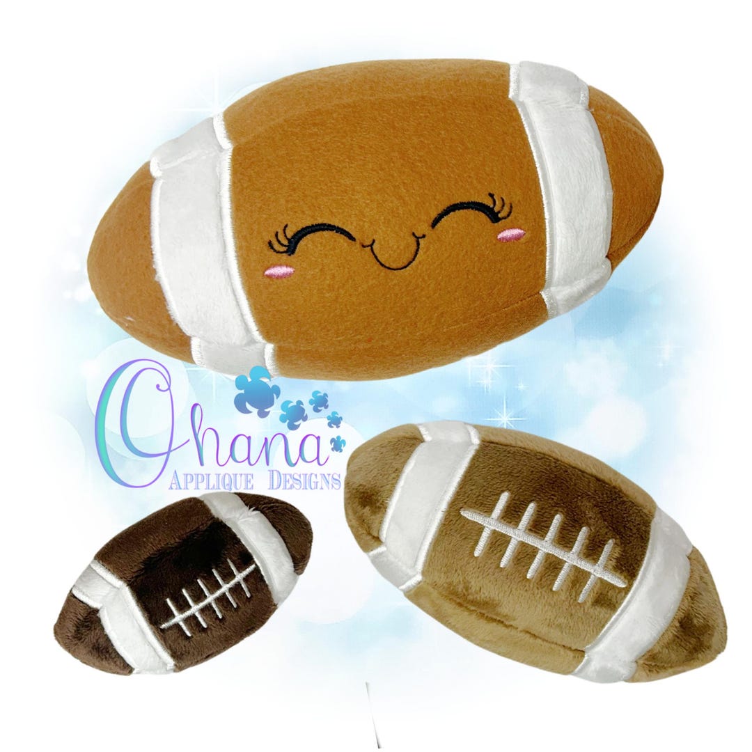 3D Football Ball Stuffie in the Hoop Embroidery Machine Design - Etsy