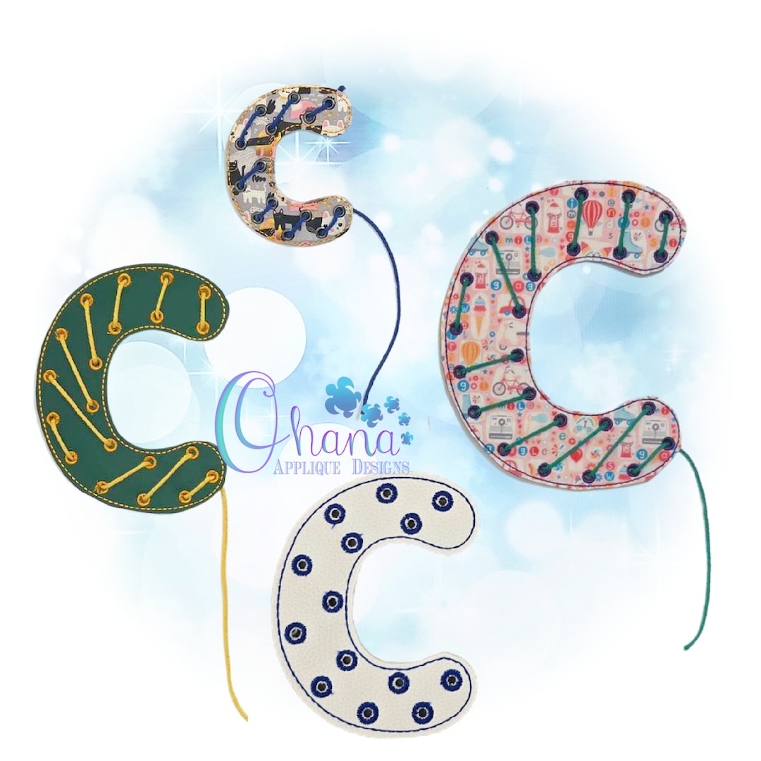 Letter C Lace Board Design in the Hoop Embroidery Machine Design - Etsy