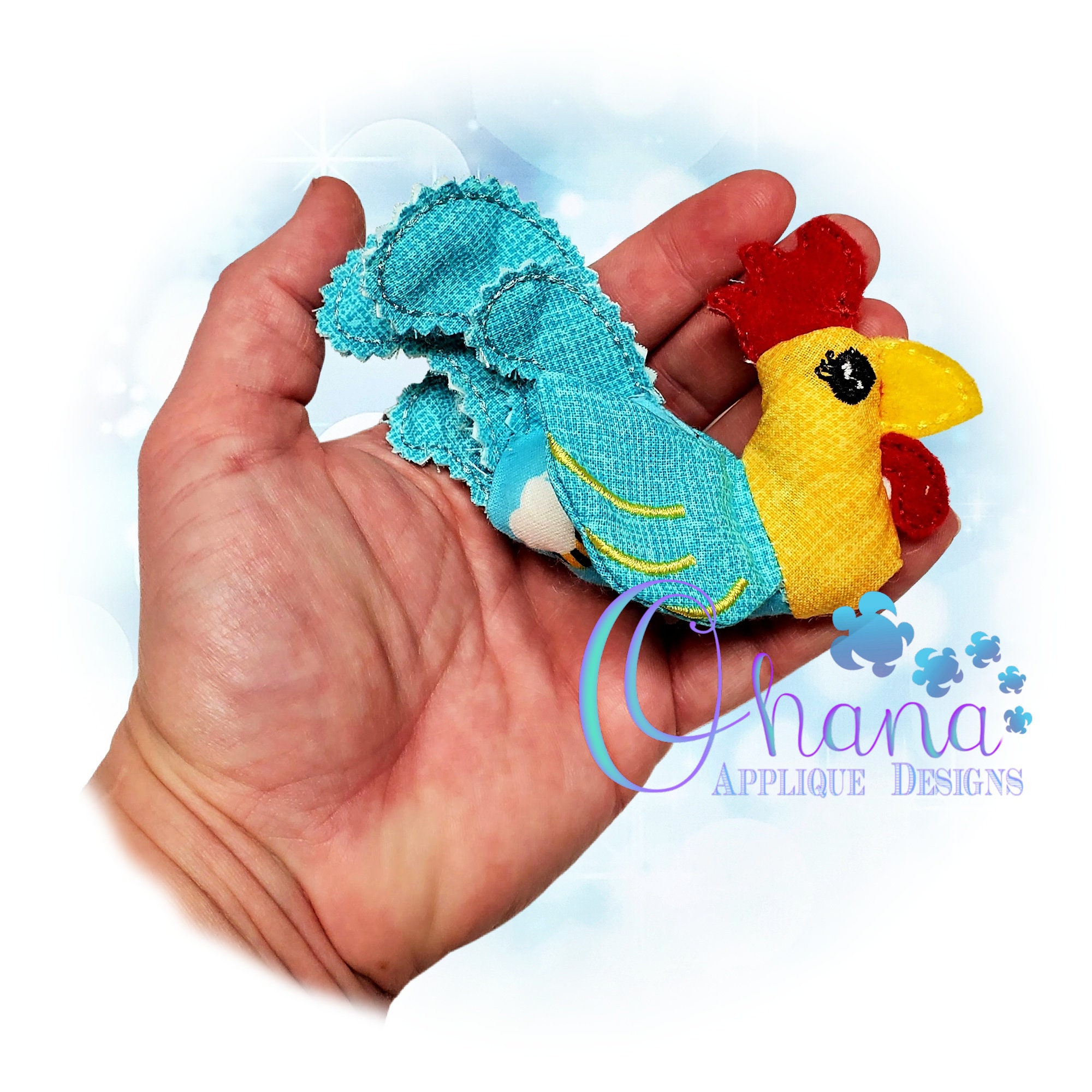 Rooster Stuffie in the Hoop Machine Embroidery Design - Etsy