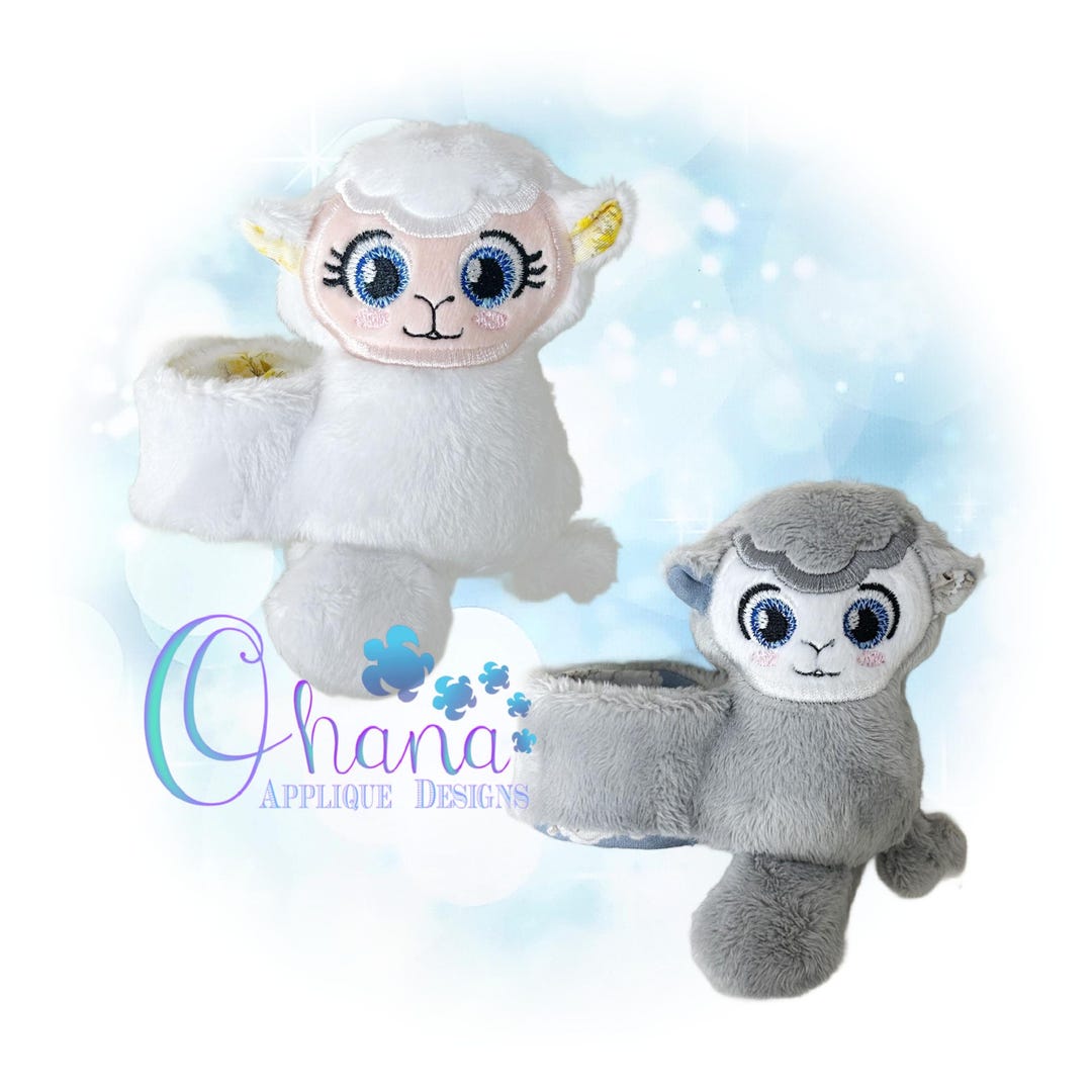 Lamb Slap Bracelet Buddy in the Hoop Machine Embroidery Design - Etsy