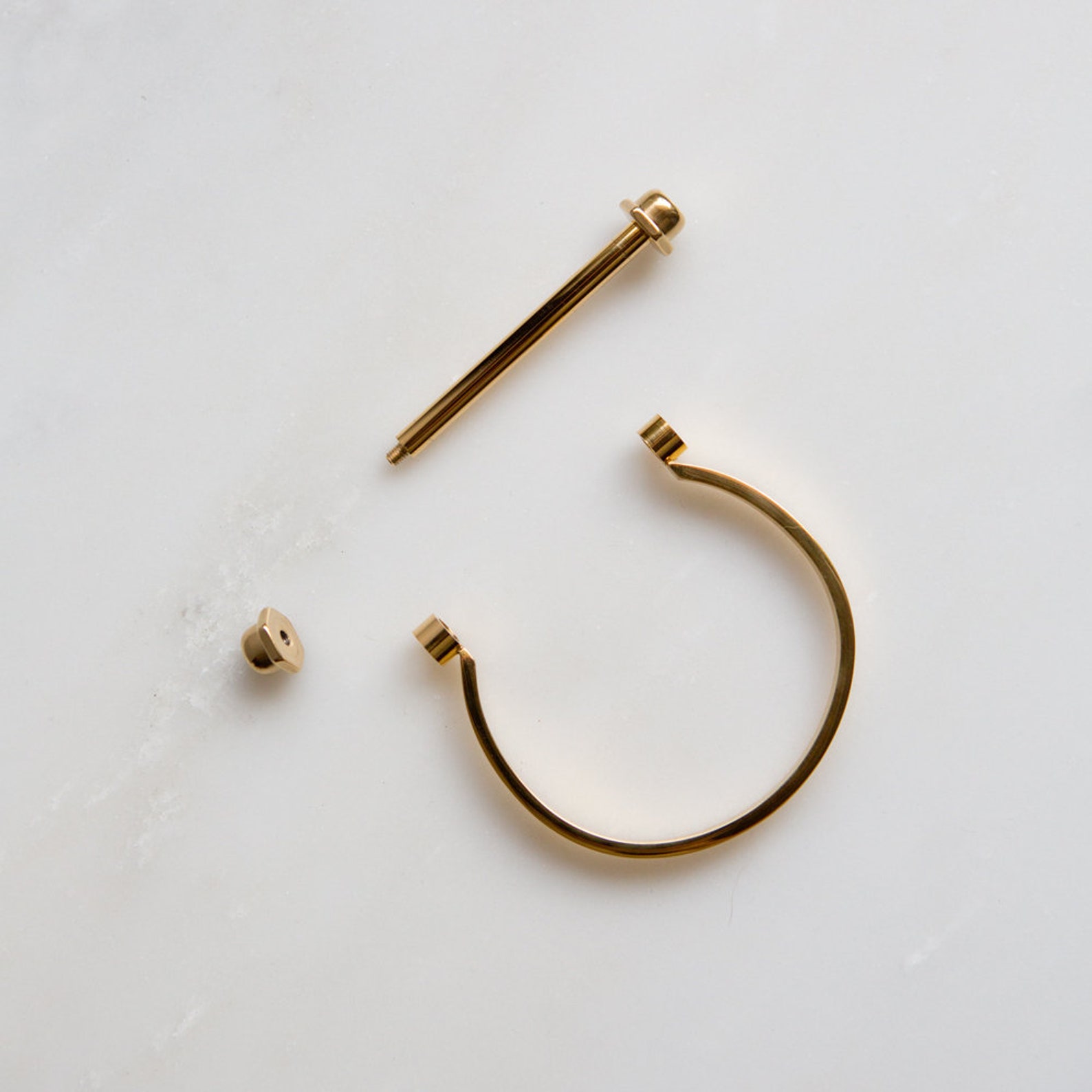 Minimalist Gold Screw Bar Cuff Bracelet Screw Cuff Bracelet - Etsy