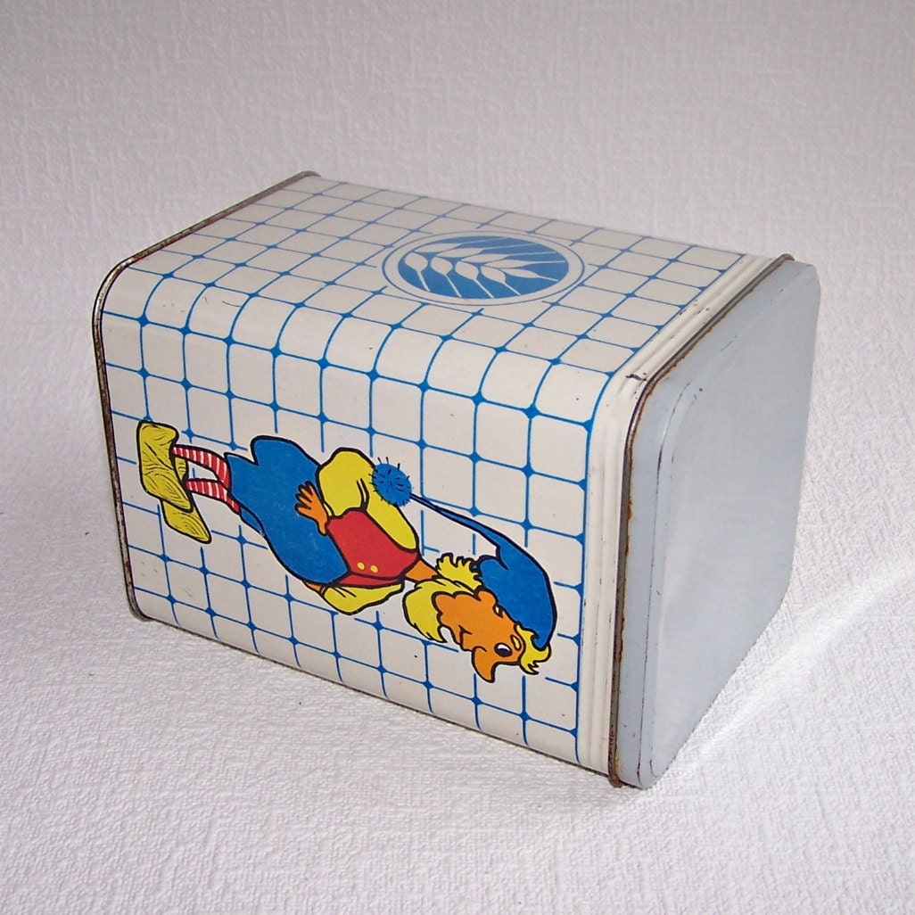 Vintage Tin Box. Large Tin Container for Dry Ingredients. - Etsy