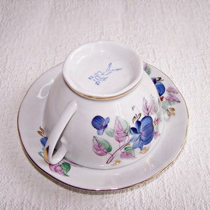 Ukrainian Porcelain Tea Set. Hand Painted Floral Сup With Saucer. Made ...