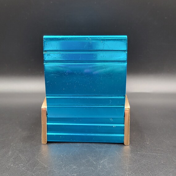 Blue Table Top Cigarette Box. Vintage Cigarette Dispe… - Gem