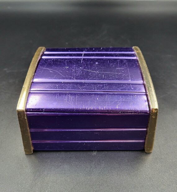 Purple Table Top Cigarette Box. Vintage Cigarette Dis… - Gem Purple Table Top Cigarette Box. Vintage Cigarette Dis… - Gem