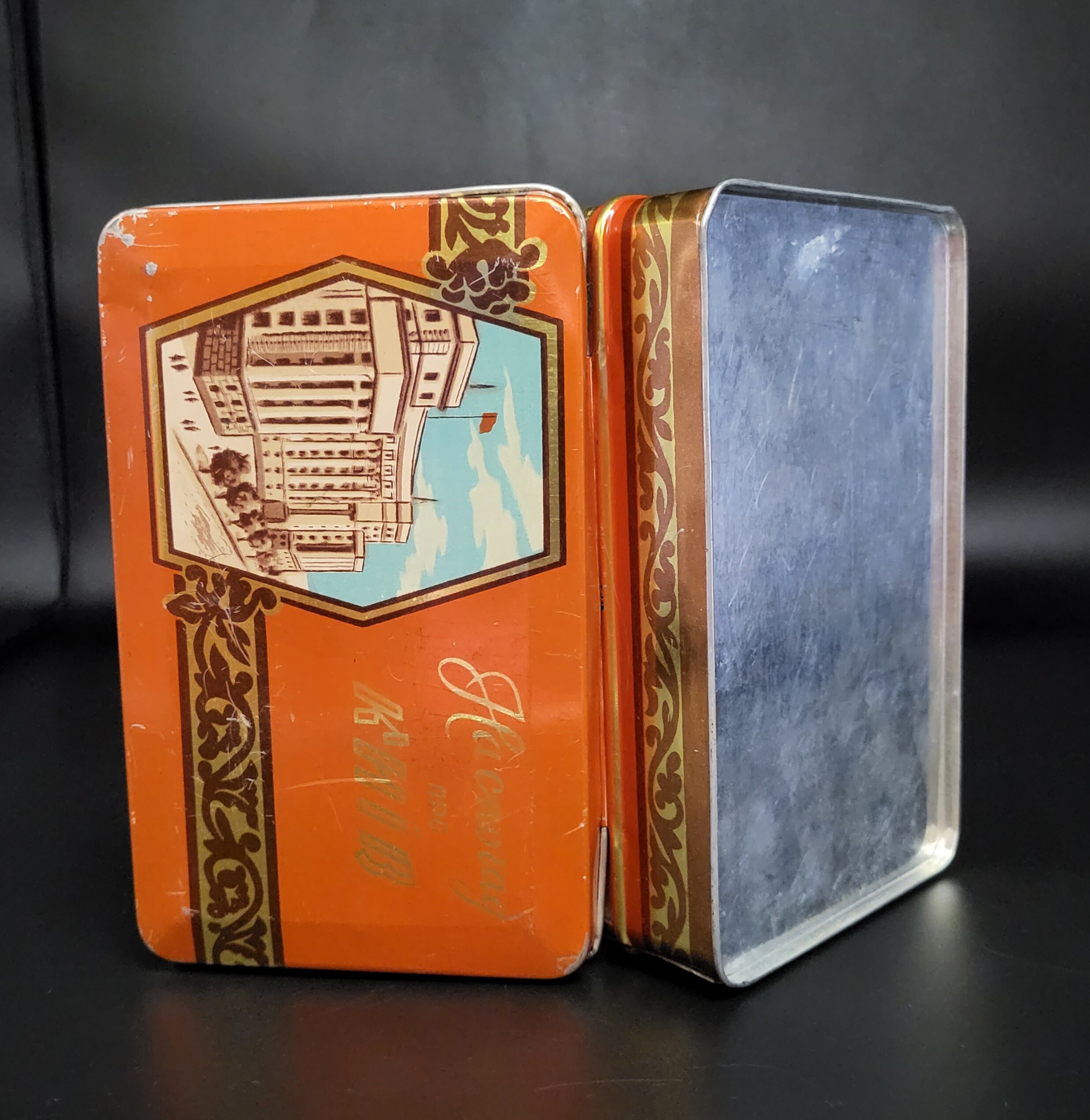 KYIV. Vintage Ukrainian Tin Box. Antique Soviet Canister. Vintage Tin ...