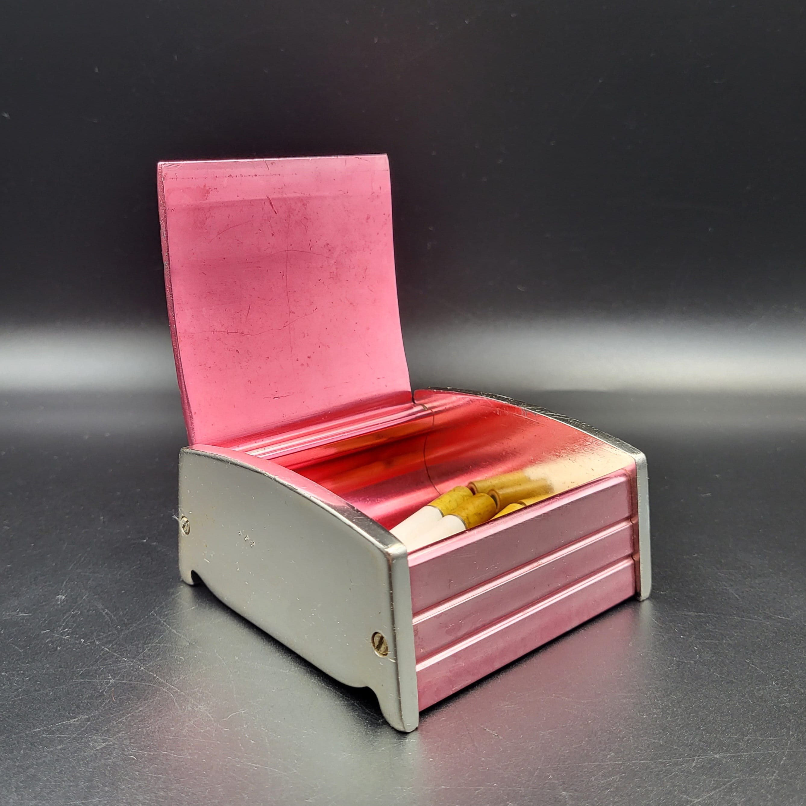 Table Top Cigarette Box. Vintage Cigarette Dispenser. Retro Soviet Box ...