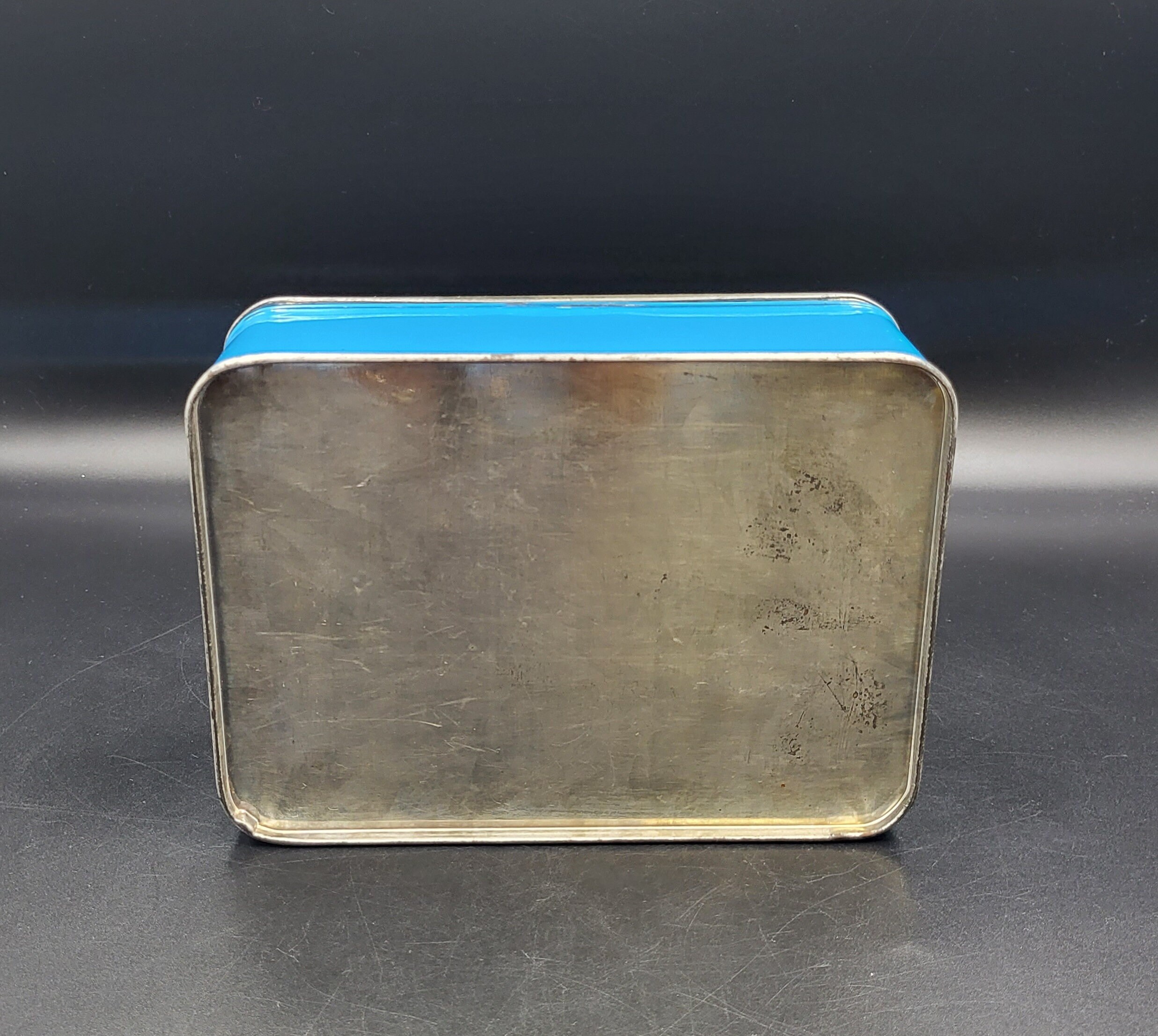 Vintage Soviet Tin Box. Vintage Tin Canister. Retro Storage Box. Tin ...
