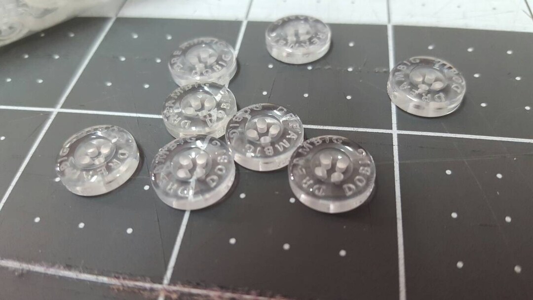 Translucent Clear Plastic Buttons - Etsy