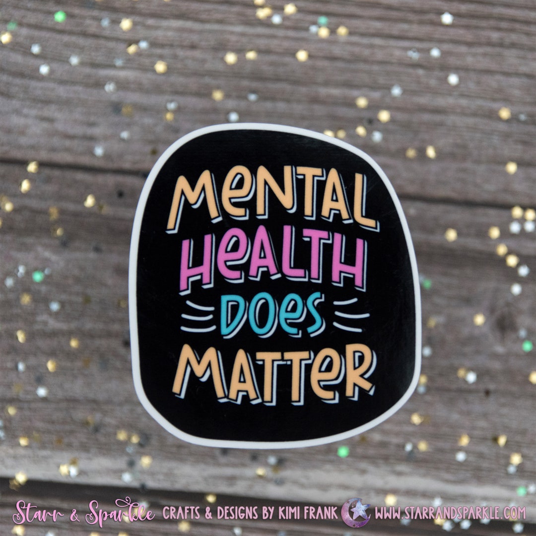 Mental Health Stickers, Vinyl Decals for Laptops, Stickers for Planners ...