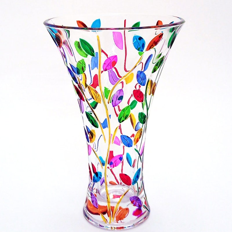 Multicolour Murano Vase - Etsy