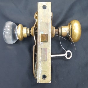Mortice Lock Set With Back Plates Door Knobs and Key - Etsy