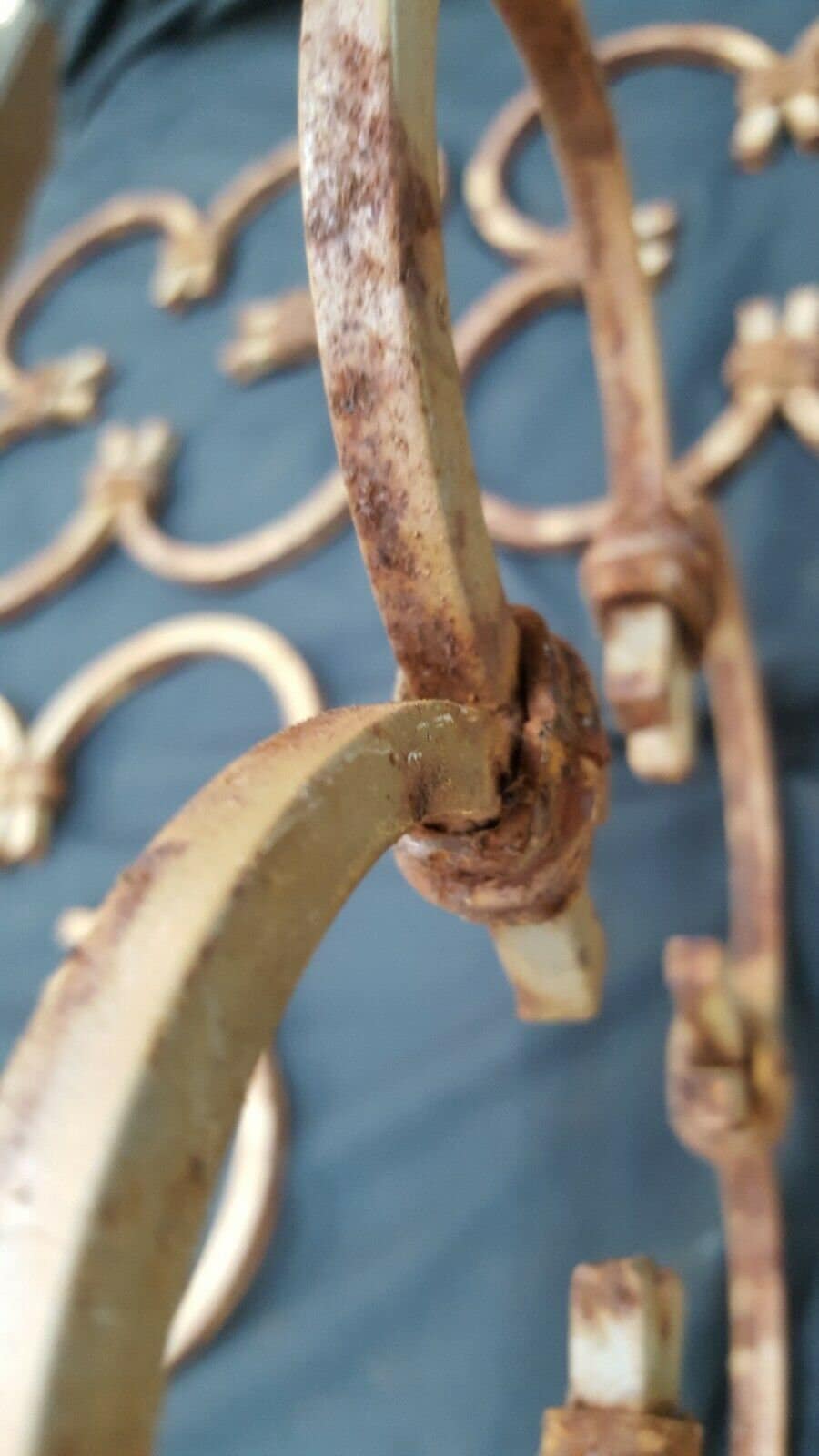 Set of 6 Wrought Iron Clover Shaped Fence Garden Gate Sections - Etsy UK