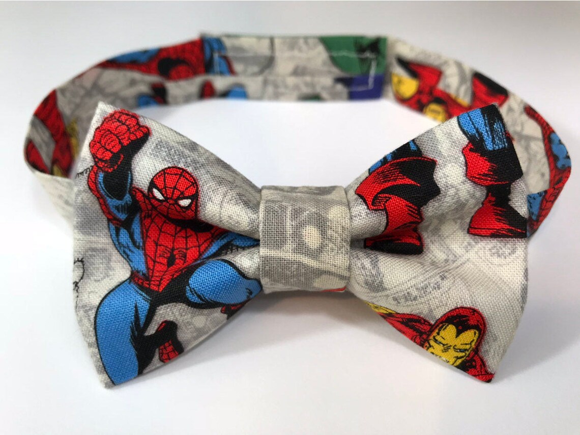 Little Boy Bow Tie Toddler Bow Tie Boys Bow Tie Marvel Comics - Etsy