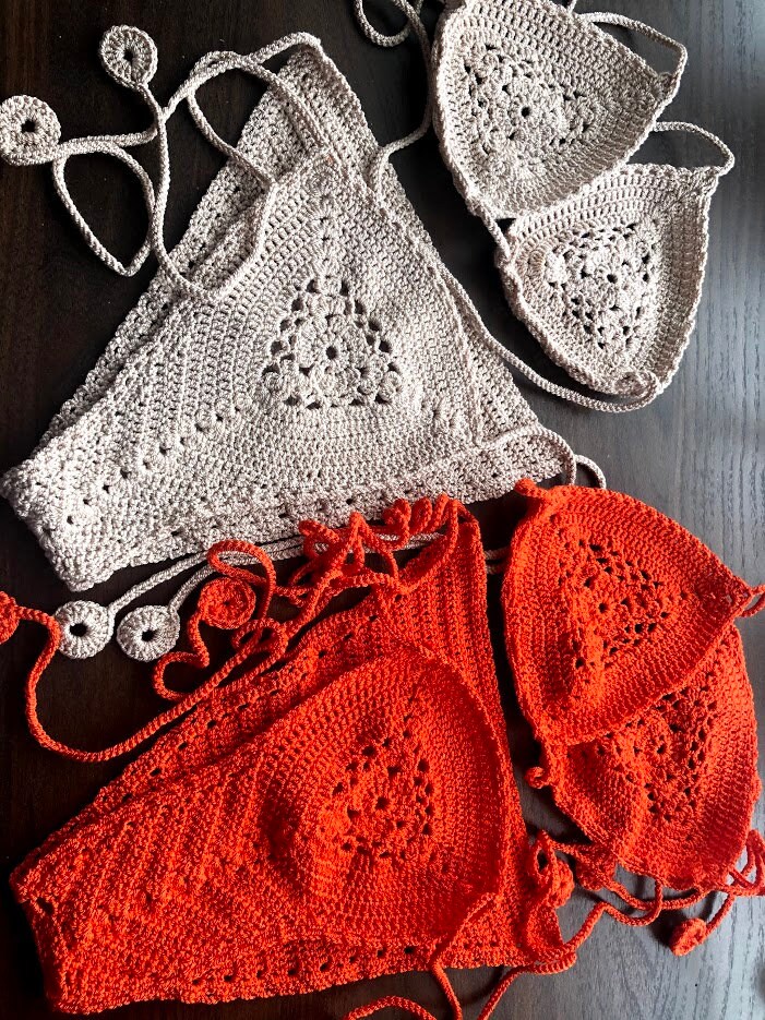 Crochet Bikini Women Swimwear Beach Wear Womens Swimsuit - Etsy