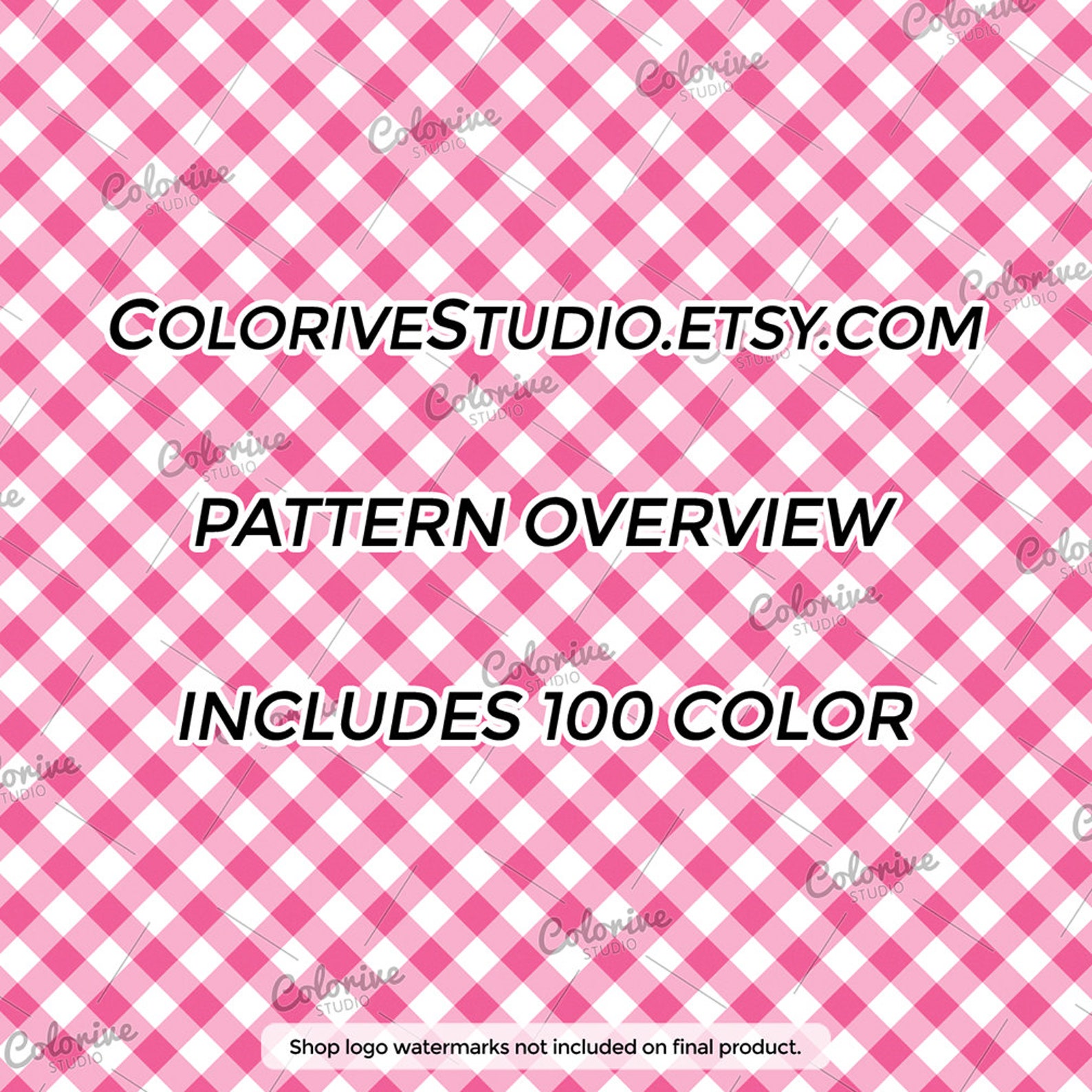 Gingham Digital Paper 100 Rainbow Colors Diagonal Gingham - Etsy