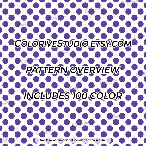 Bright Polka Dot Background