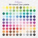 Foil Digital Paper 100 Rainbow Colors Metallic Foils Background ...