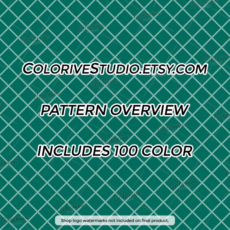 Tinted Diagonal Grid Digital Paper 100 Rainbow Colors Diamond - Etsy