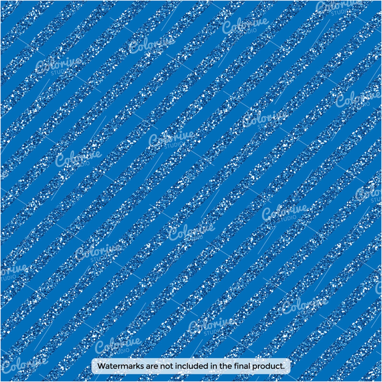 Glitter Stripes Digital Paper 100 Rainbow Colors Seamless Glitter ...